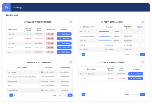 Fire Department Training and LMS Software | First Due Training and LMS ...