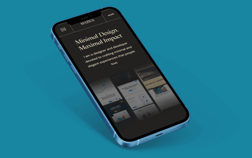 Mazius Website Page Template for Webflow