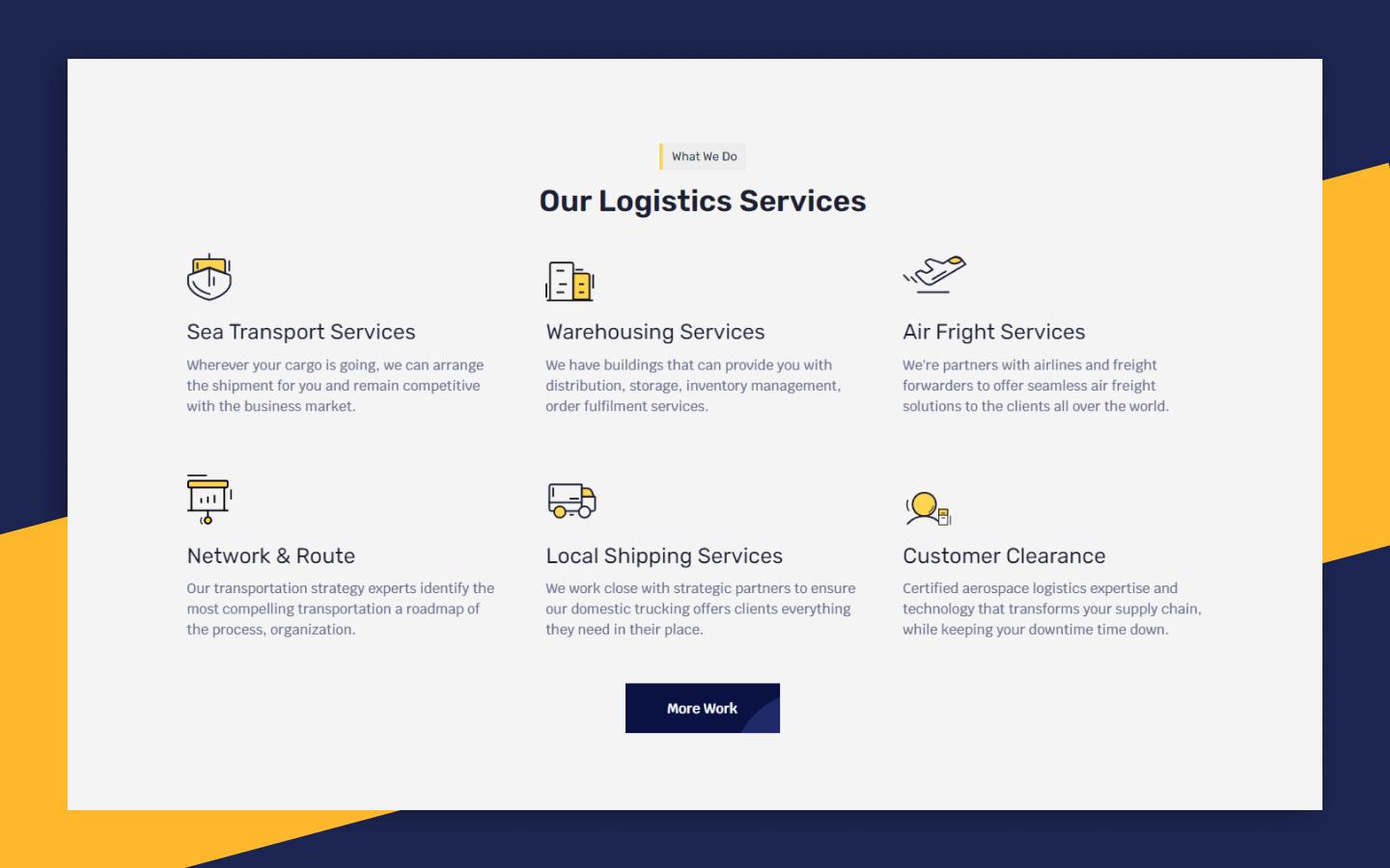 TransitFlow - Transport HTML5 Responsive Website Template