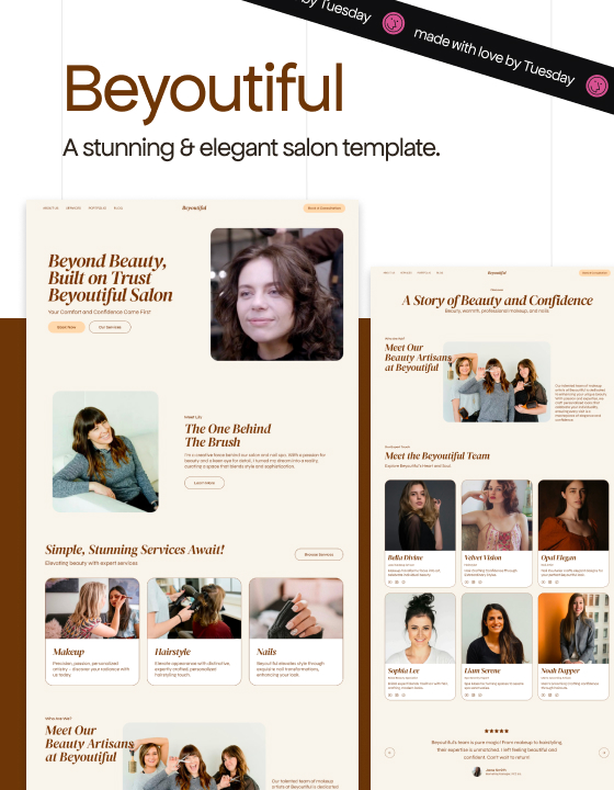 Beyoutiful - Beauty & Wellness HTML5 Responsive Website Template