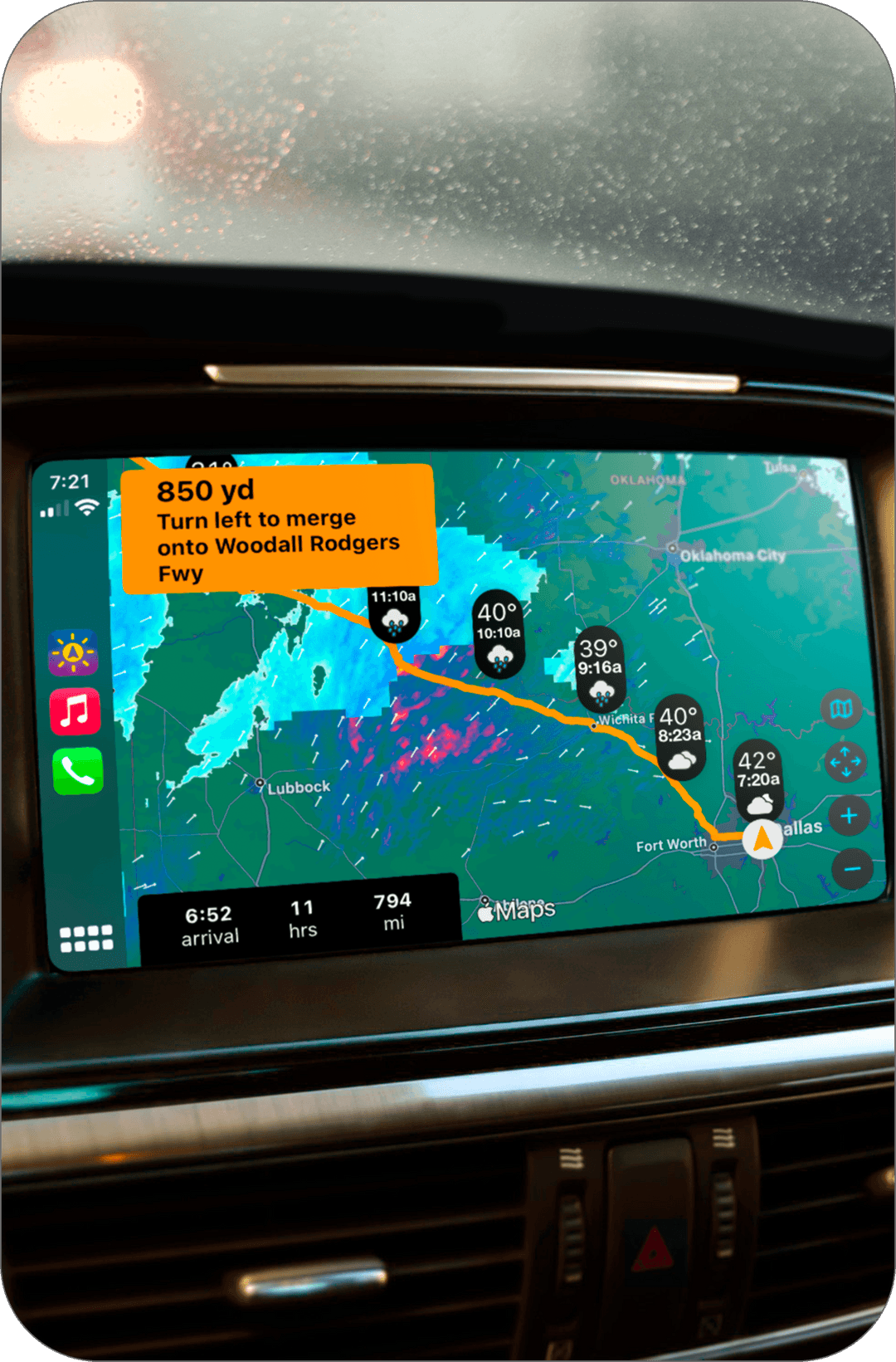 Weather on the Way - Road Conditions and Forecast on Route App