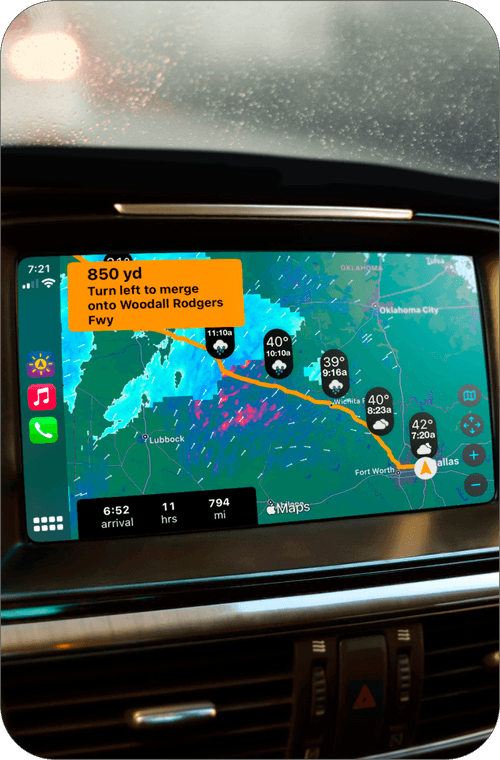 Weather on the Way - Road Conditions and Forecast on Route App
