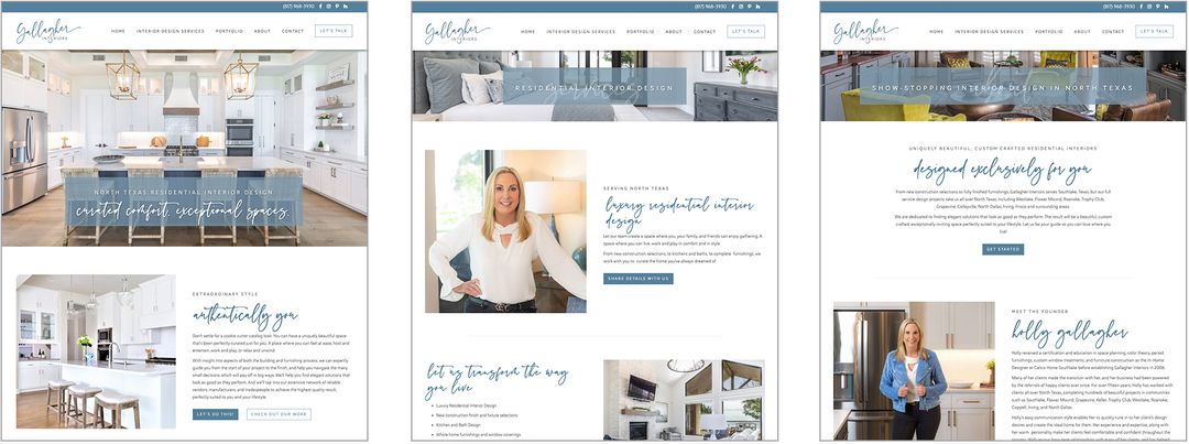 Interior Designer Website Portfolio | Home Designer Marketing