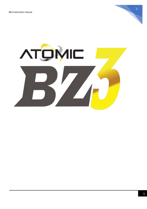 Atomic BZ3 Manual