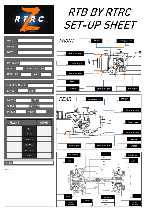 RTRC RTB Setup Sheet Blank