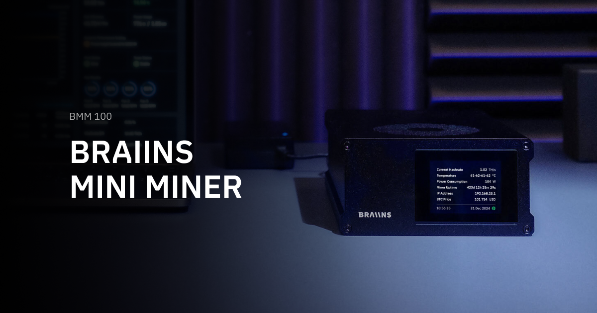 Braiins BMM 100 - Mini Miner