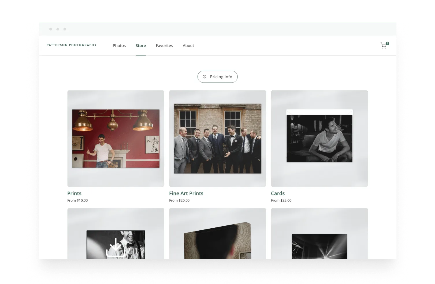 Sell More Photos with an Online Photography Store | ShootProof