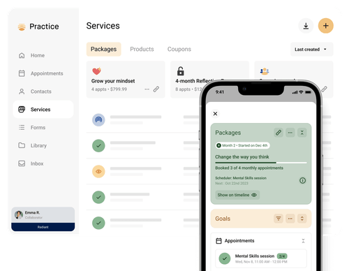 Practice - Client management software