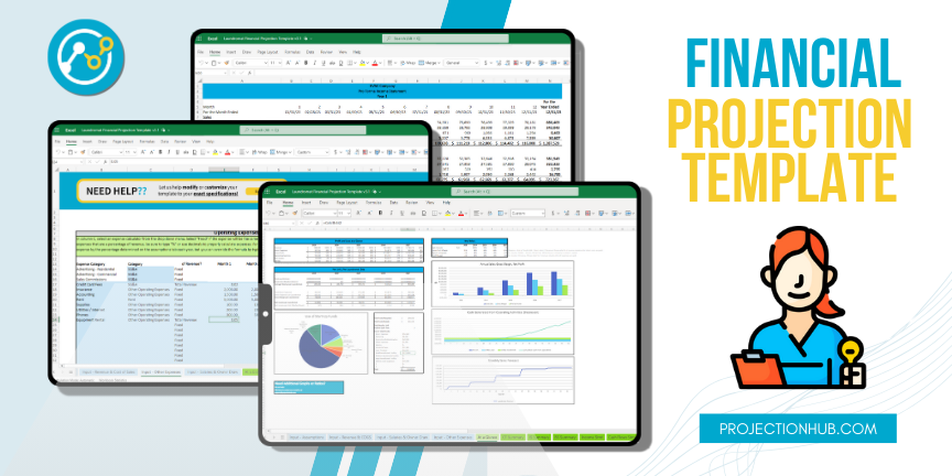 Occupational Therapy Clinic Financial Projection Template - Simple DIY ...