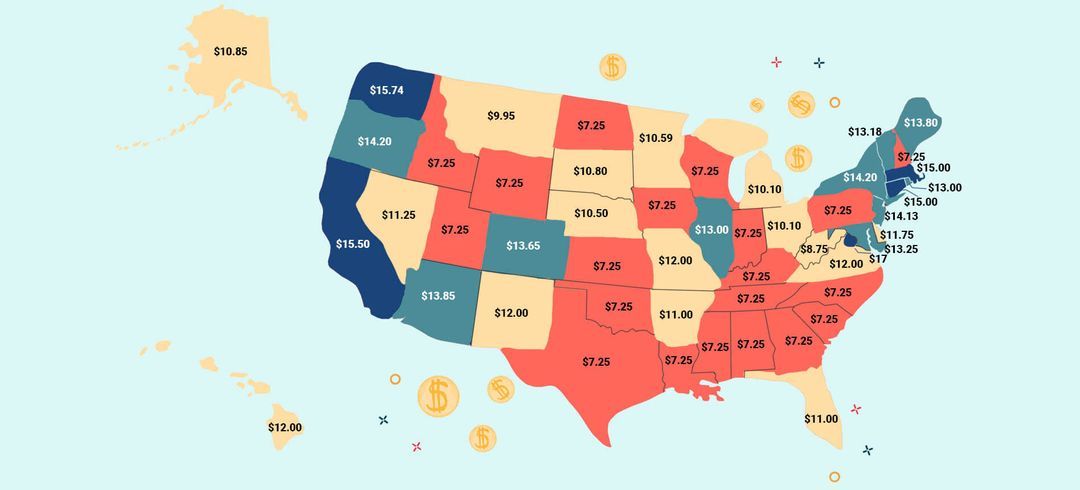 Minimum Wage by State for 2023 and Beyond - Hourly, Inc.