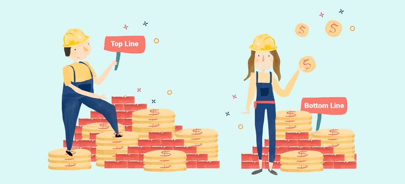 Bottom Line vs. Top Line: Differences and Examples - Hourly, Inc.
