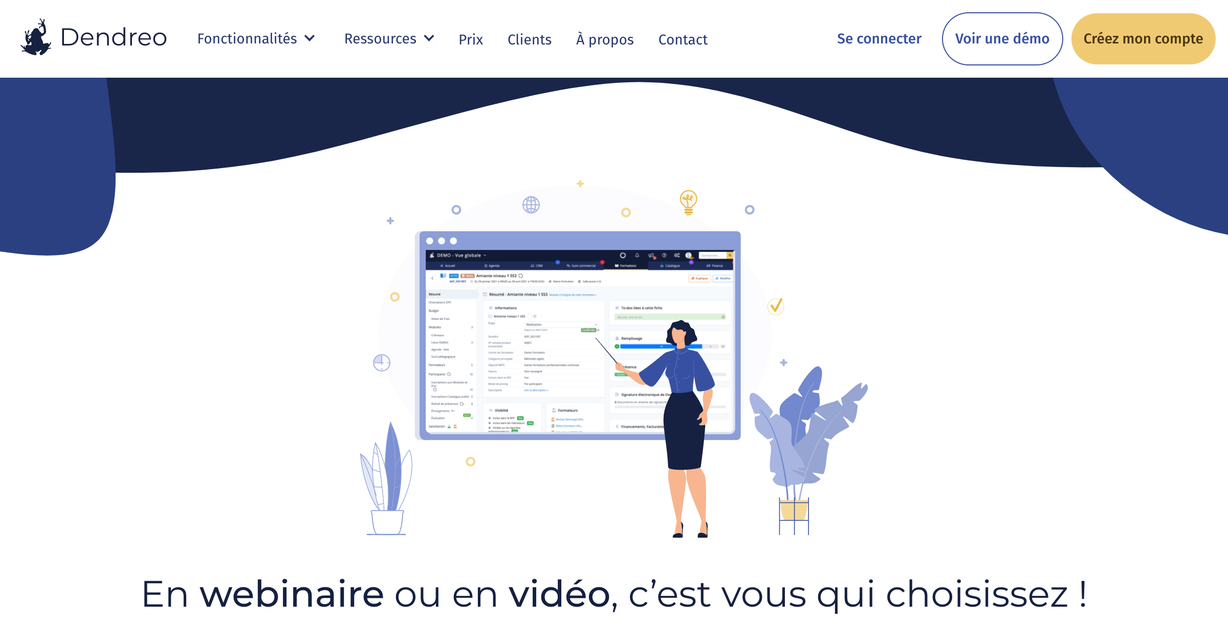 Découvrez le logiciel de gestion Dendreo en démo