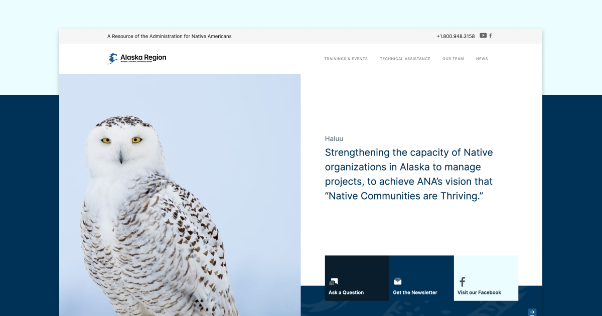 ANA Alaska Region TTA Center | A Resource for the Administration for ...