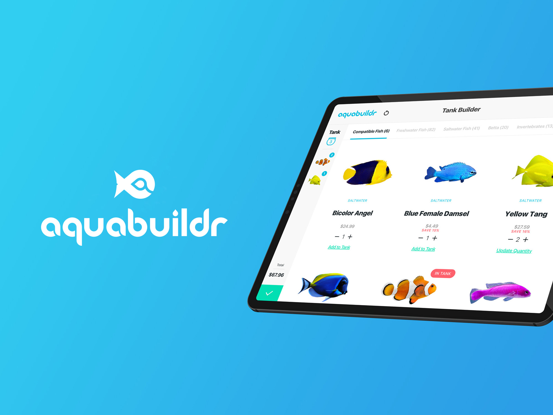 Aquabuildr - The right fish for the right tank.