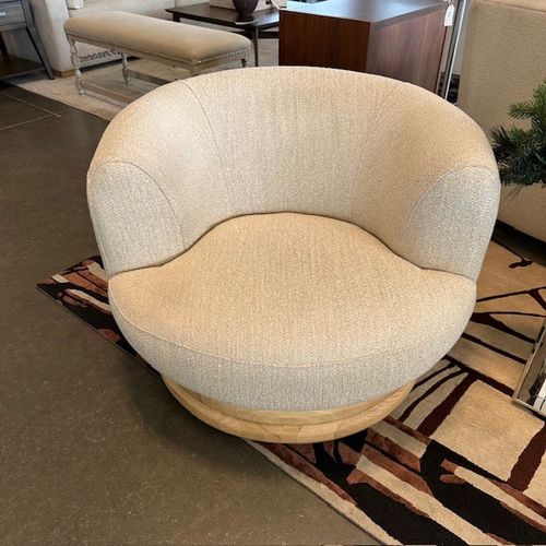 Lulu & Georgia Cream Swivel Club Chair- Pair $ 1,399.00