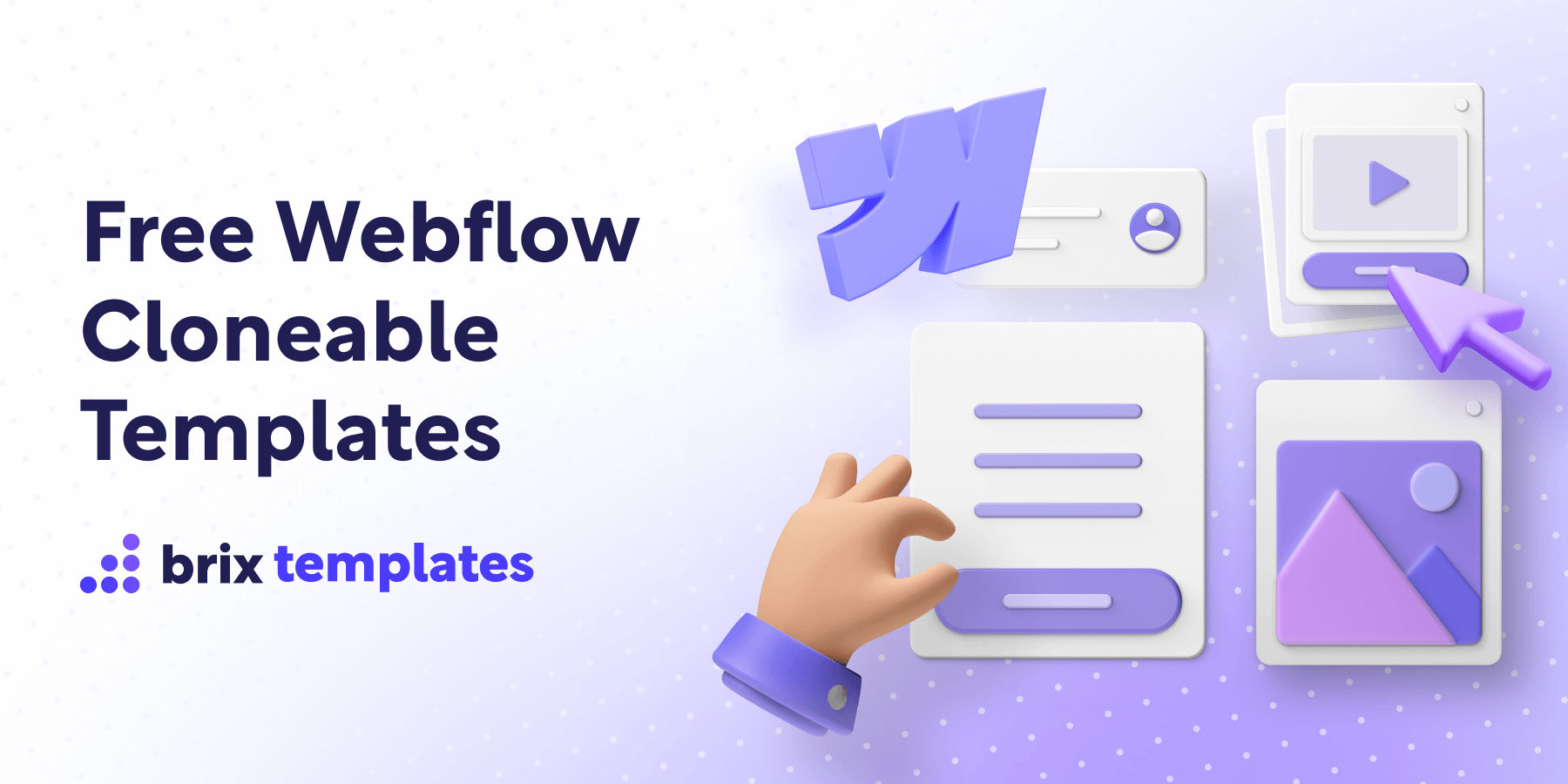 Free Webflow Cloneable Templates - BRIX Templates