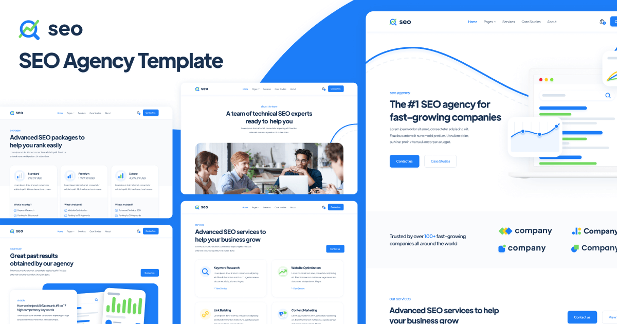 SEO Agency Webflow Template - SEO | BRIX Templates