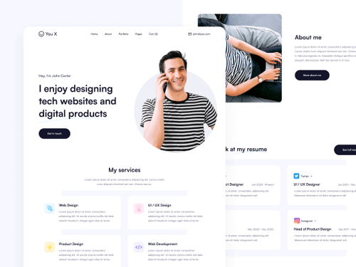 22+ Portfolio Webflow Templates | BRIX Templates