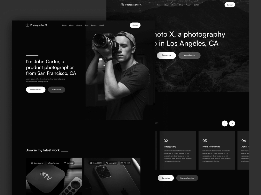 22+ Portfolio Webflow Templates | BRIX Templates