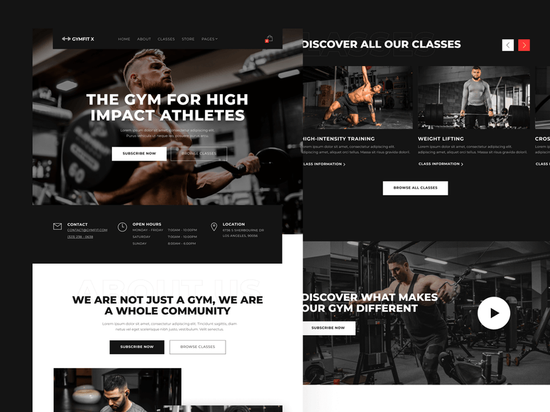 5+ Gym Webflow Templates | BRIX Templates
