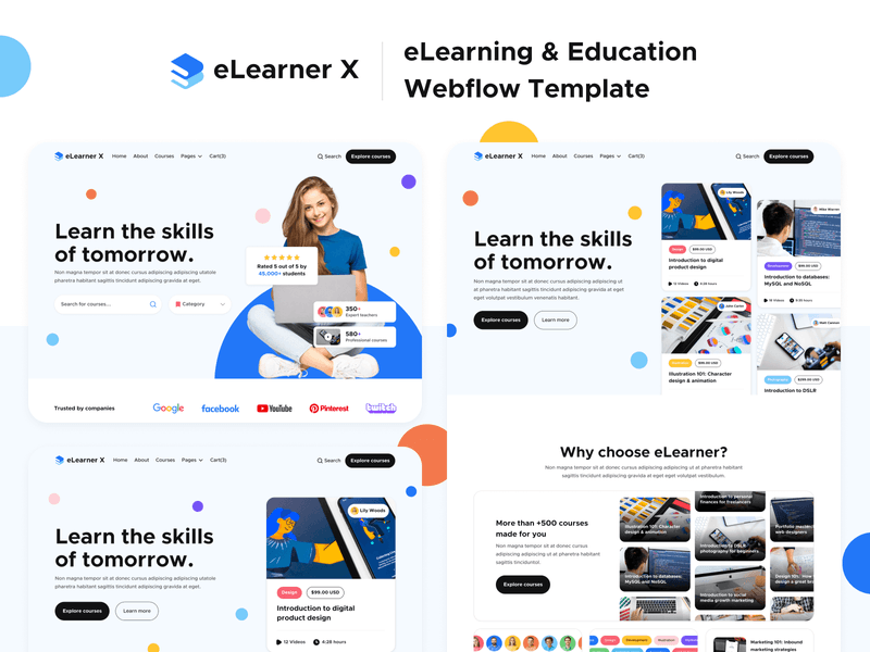 10+ School Webflow Templates | BRIX Templates