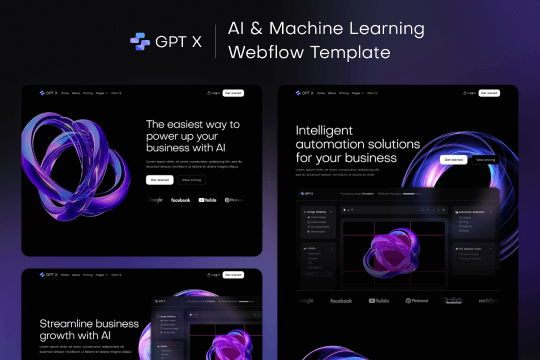 AI & Machine Learning Webflow Template - GPT X | BRIX Templates