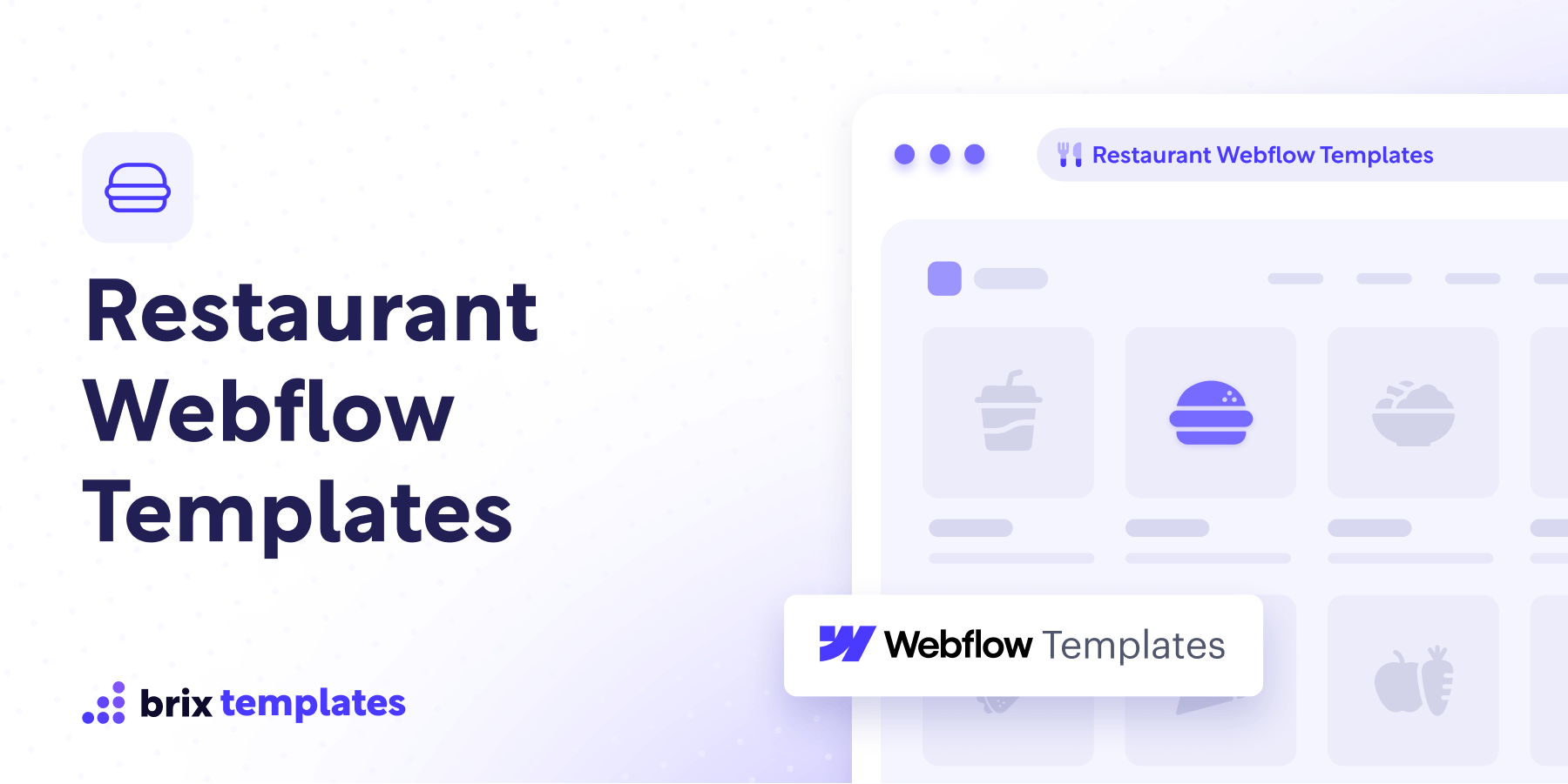 11+ Restaurant Webflow Templates | BRIX Templates