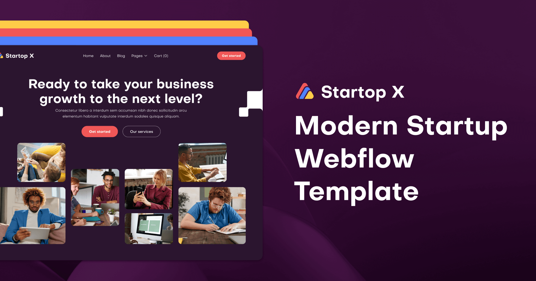 Startop X - Webflow Ecommerce Website Template