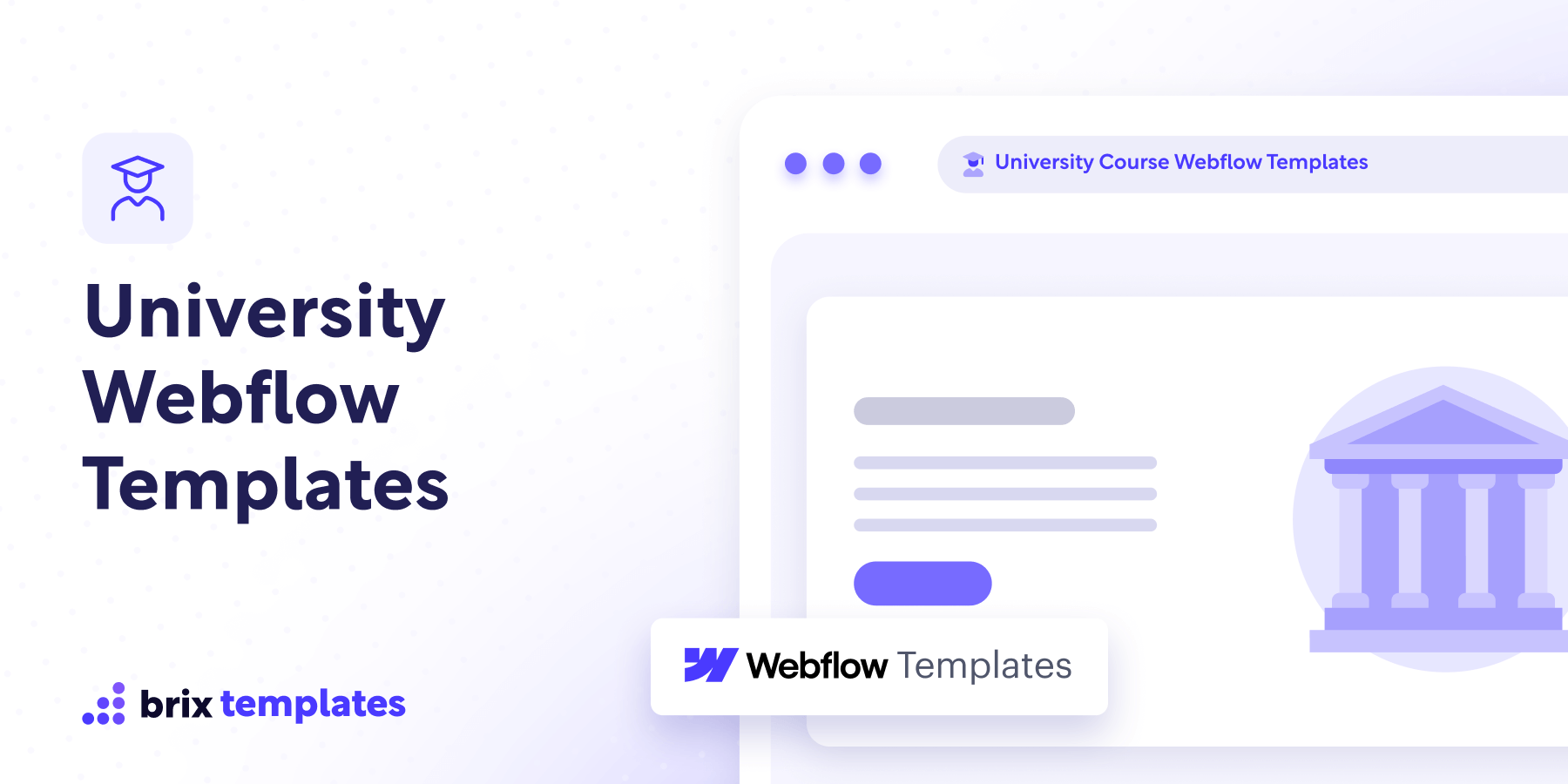 8+ University Webflow Templates | BRIX Templates