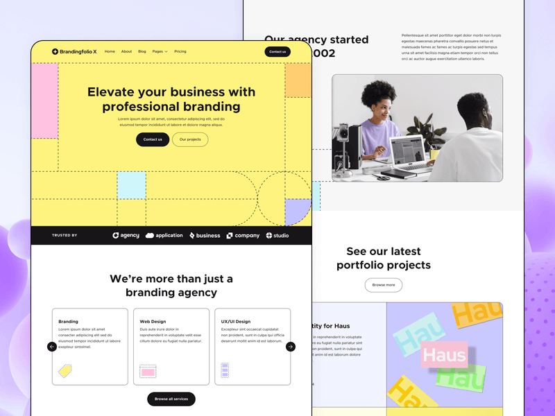 22+ Portfolio Webflow Templates | BRIX Templates