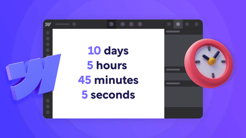 How to easily add dynamic countdown timers to your Webflow site | BRIX ...