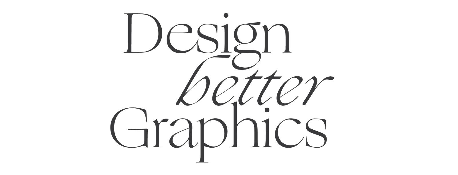design better graphics
