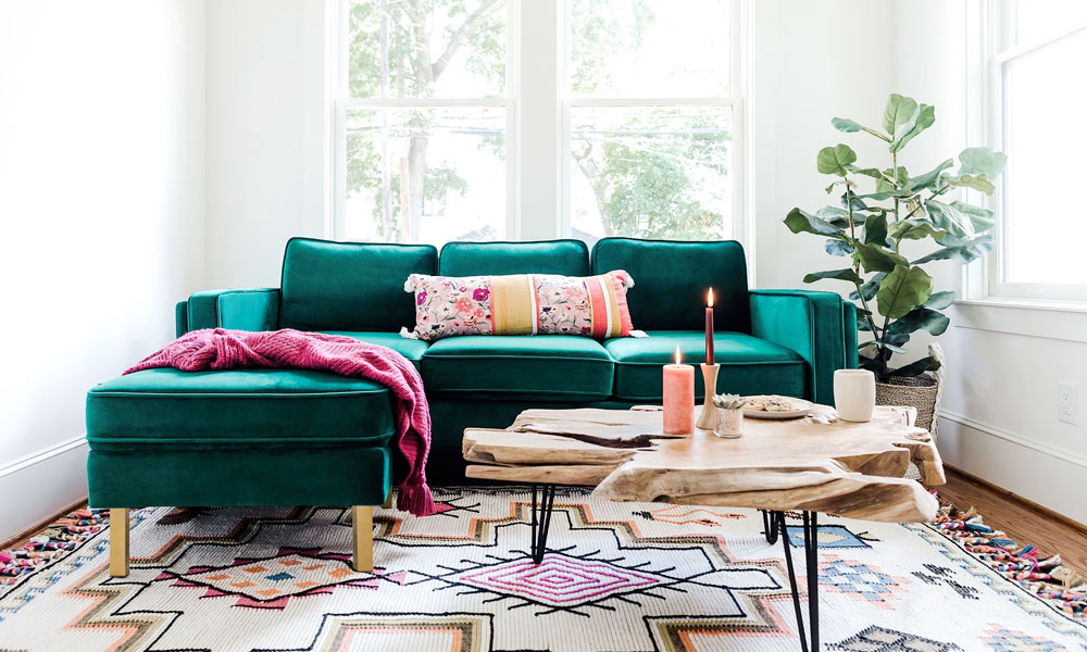 The 10 Green Velvet Sofas That'll Bring a Wow Factor to Your Living Room