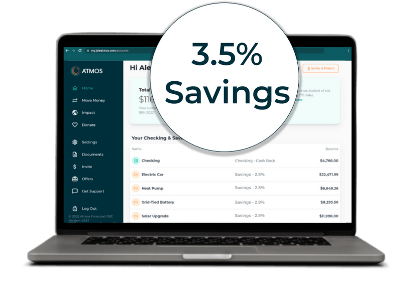 Atmos Financial | Climate fintech offering checking, savings & solar ...