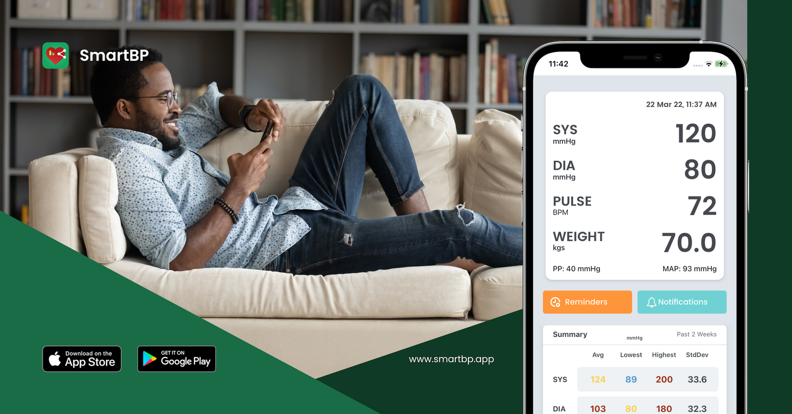 Smart Blood Pressure App