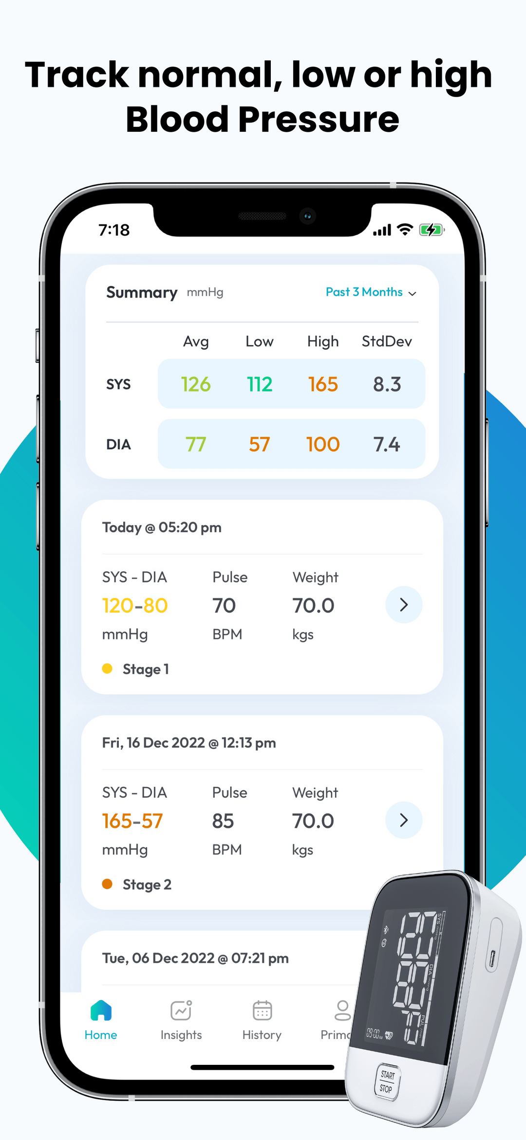 Smart Blood Pressure App