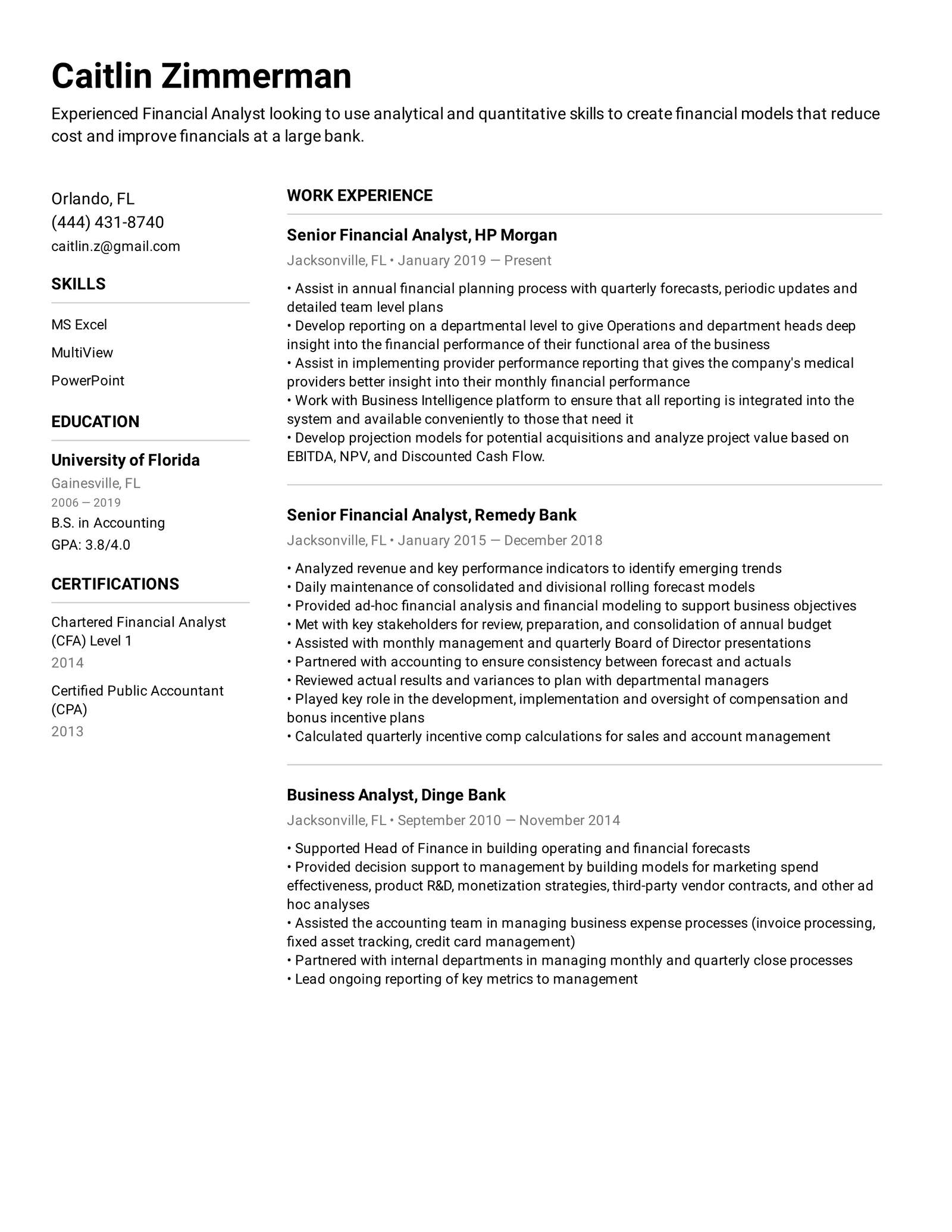 Data Analyst Resume Example & Writing Tips for 2025
