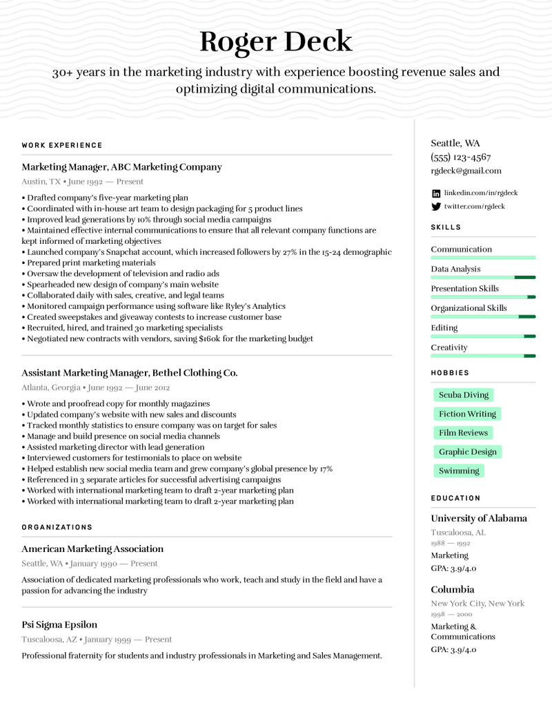 How to Describe Work Experience on a Resume in 2025 (Examples & Tips ...