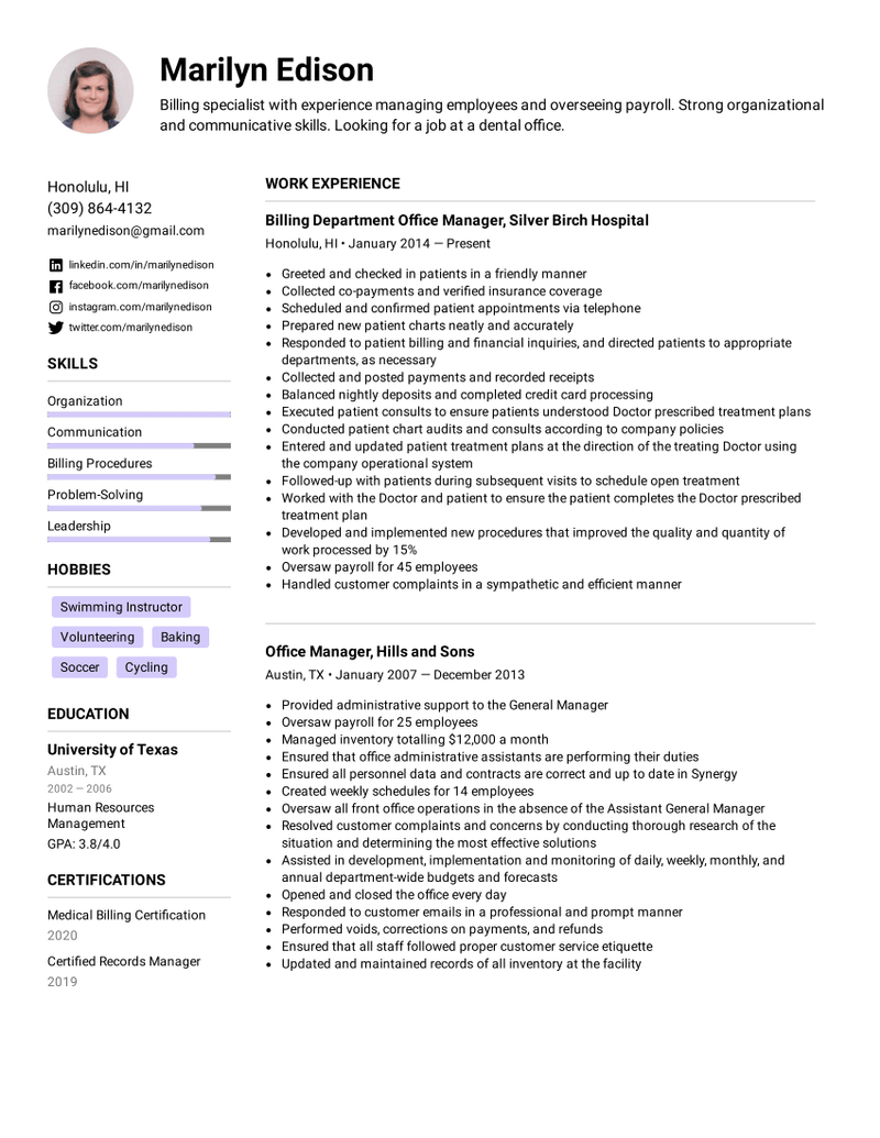 One Page Resume Templates & Formats for 2025 | Easy Resume