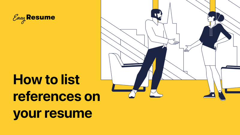 How to List References on a Resume in 2025 (with Examples & Tips ...