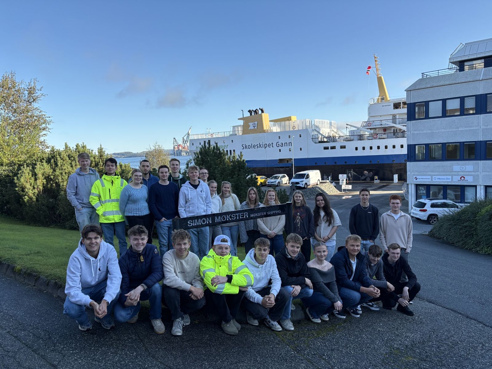 Besøk av Skoleskipet Gann | Simon Møkster Shipping