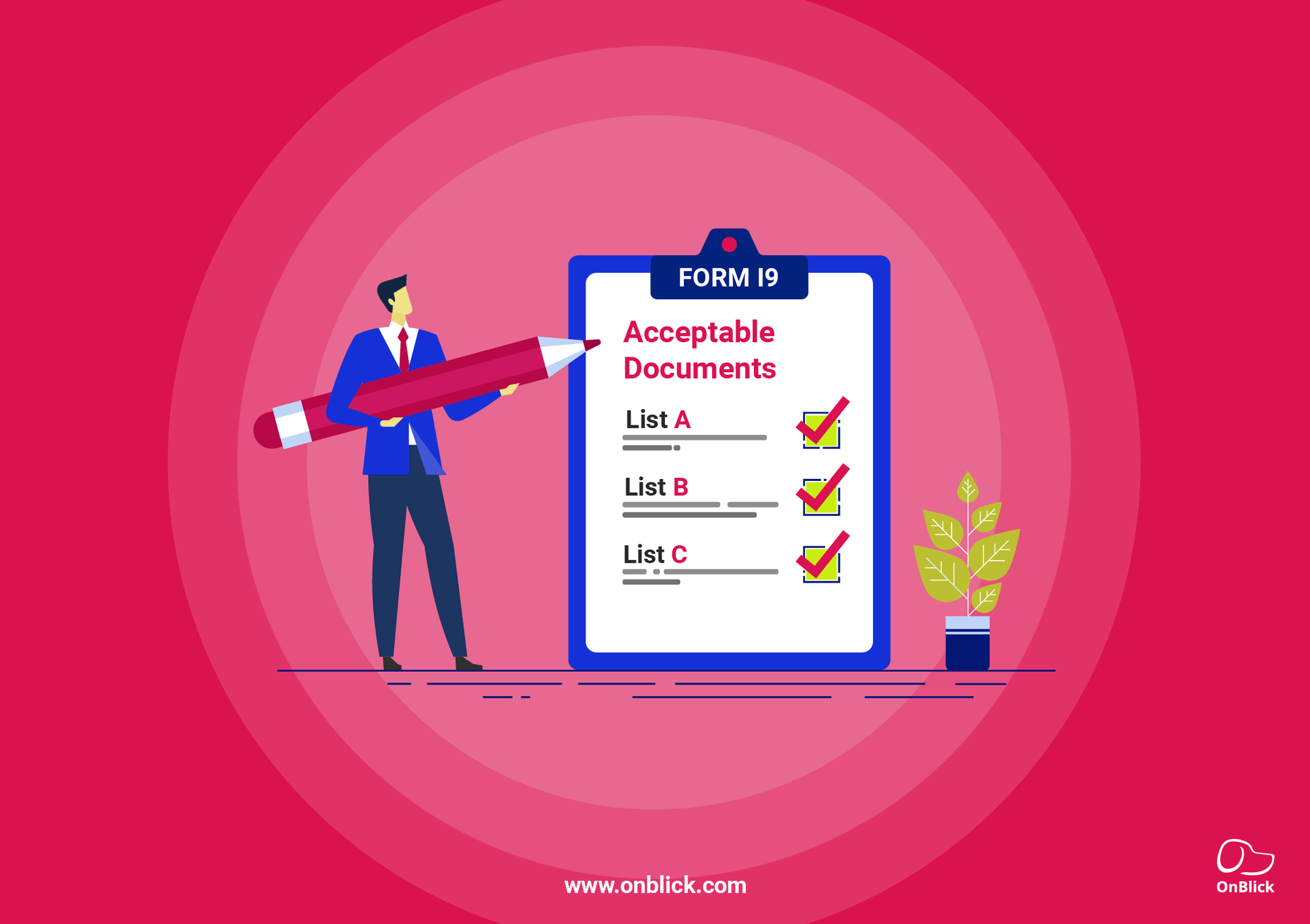 Form I-9 Documents Checklist - OnBlick