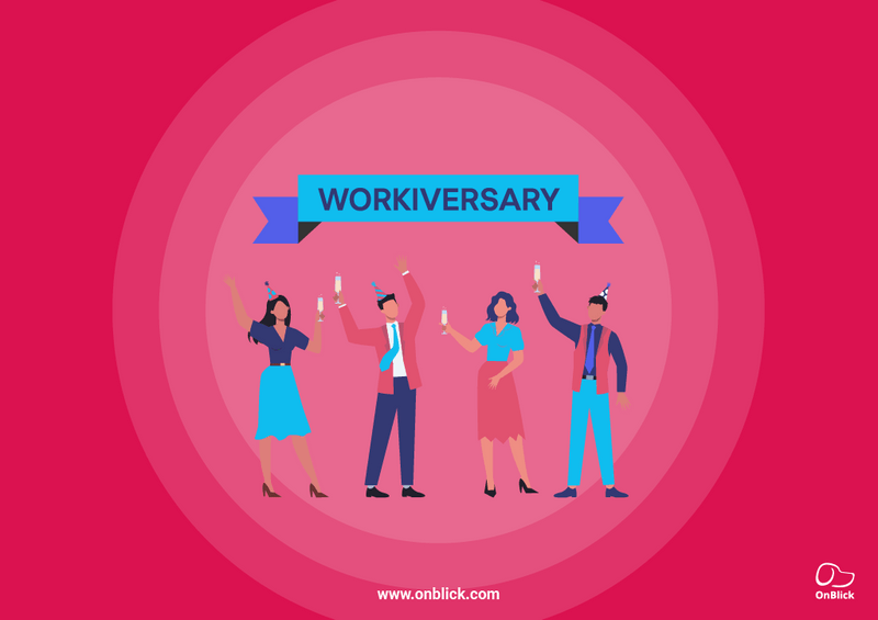 Work Anniversary Ideas to Celebrate Your Employees - OnBlick Inc