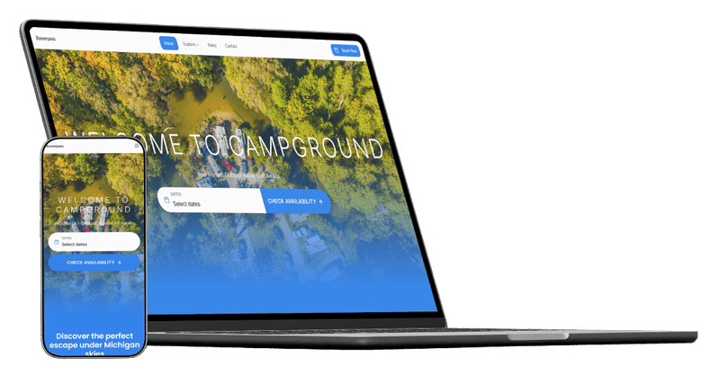 RV Park and Campground Website Design | RoverPass