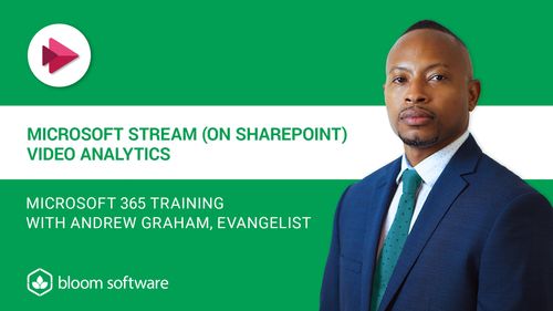 Viewing Microsoft Stream video analytics (on SharePoint) | Bloom Software