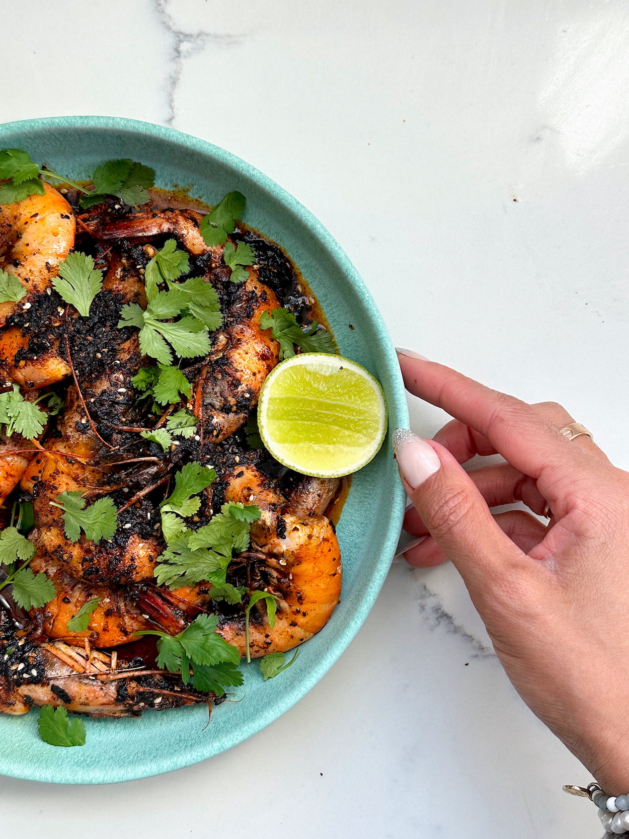 Salsa Macha Shrimp with Brown Butter | Life with Ryan