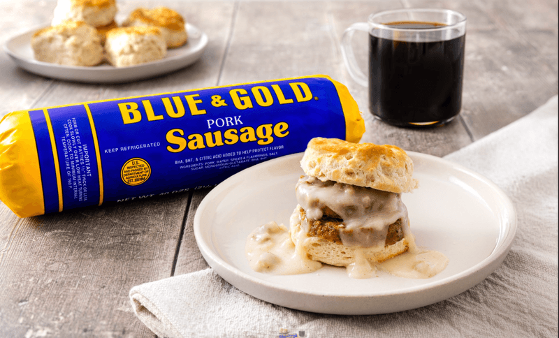 Blue & Gold Sausage | Made in Oklahoma