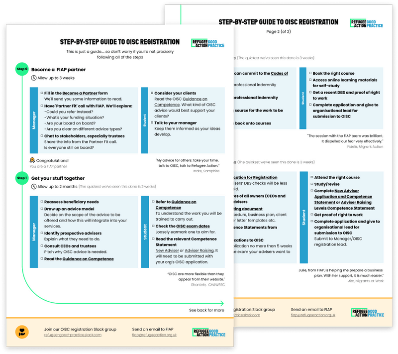 OISC registration support