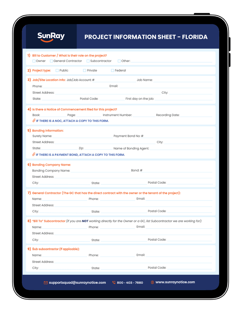 Florida Project Information Sheet | Project Overview & Key Details