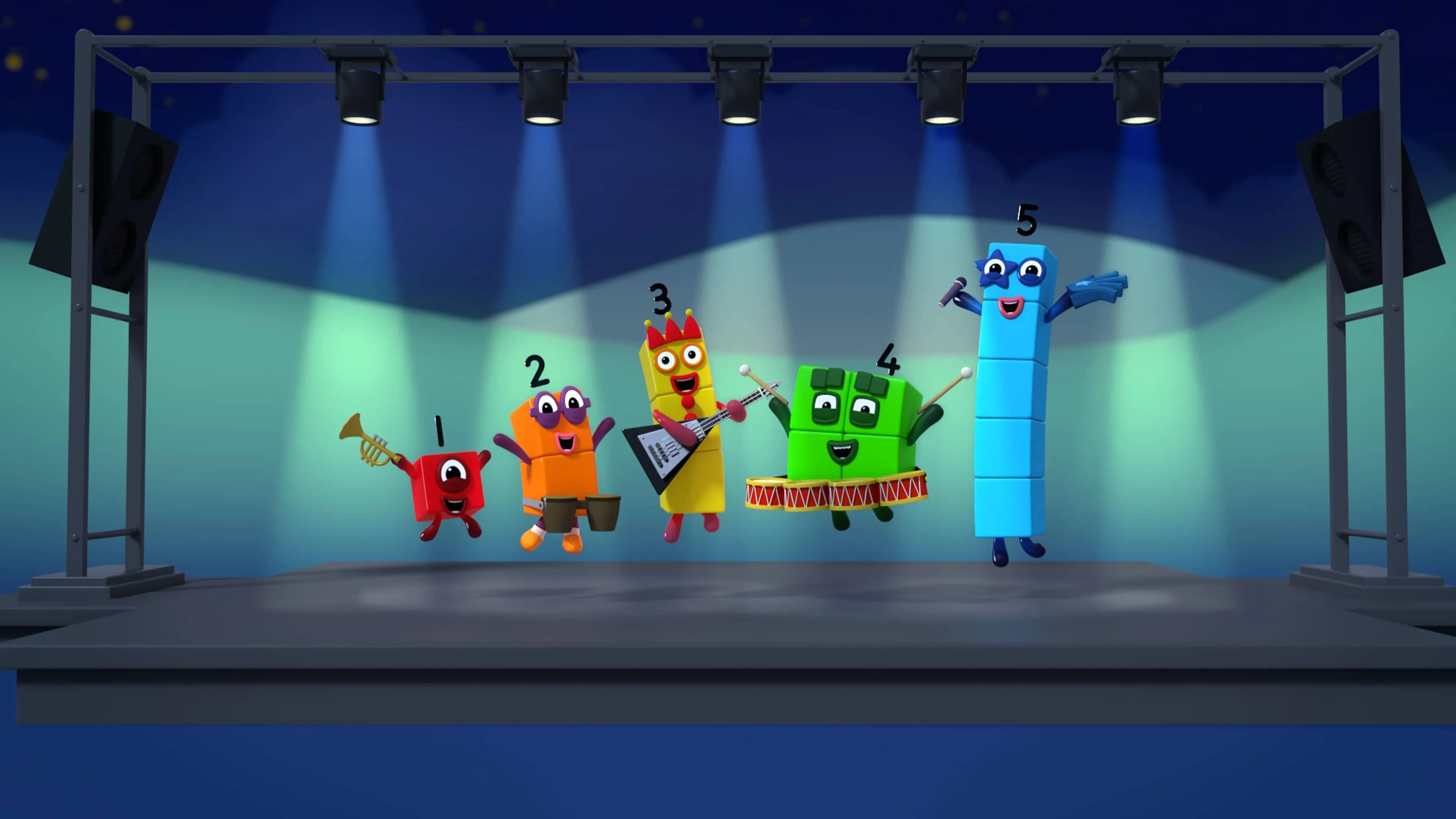 Numberblocks Five Band March Learn To Count Youtube Numberblocks Numberblocks Five Band March Learn To Count Youtube Numberblocks